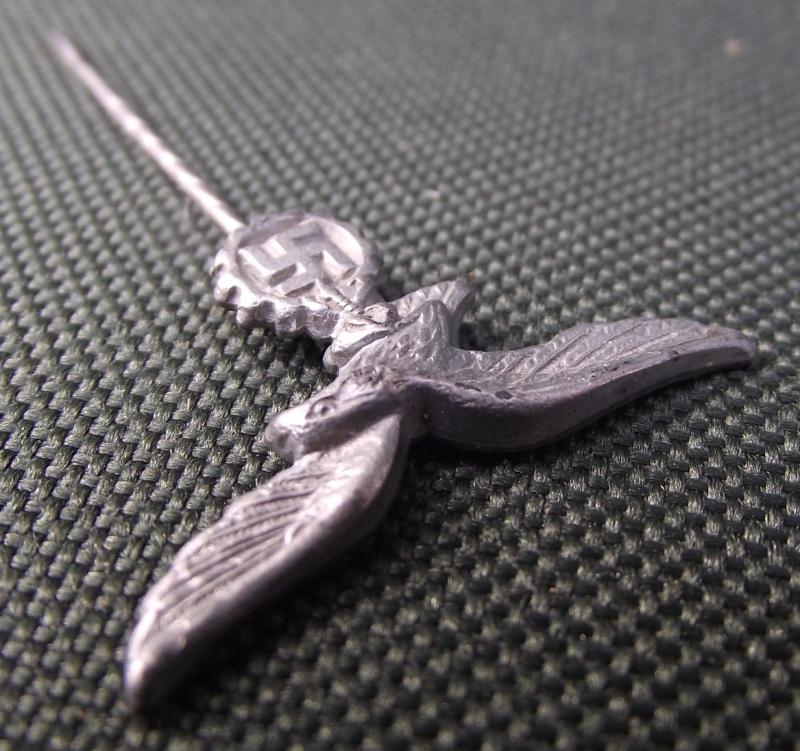 Crow Valley Militaria | WW2 German Stick Pin. Luftwaffe Civilian Employee.